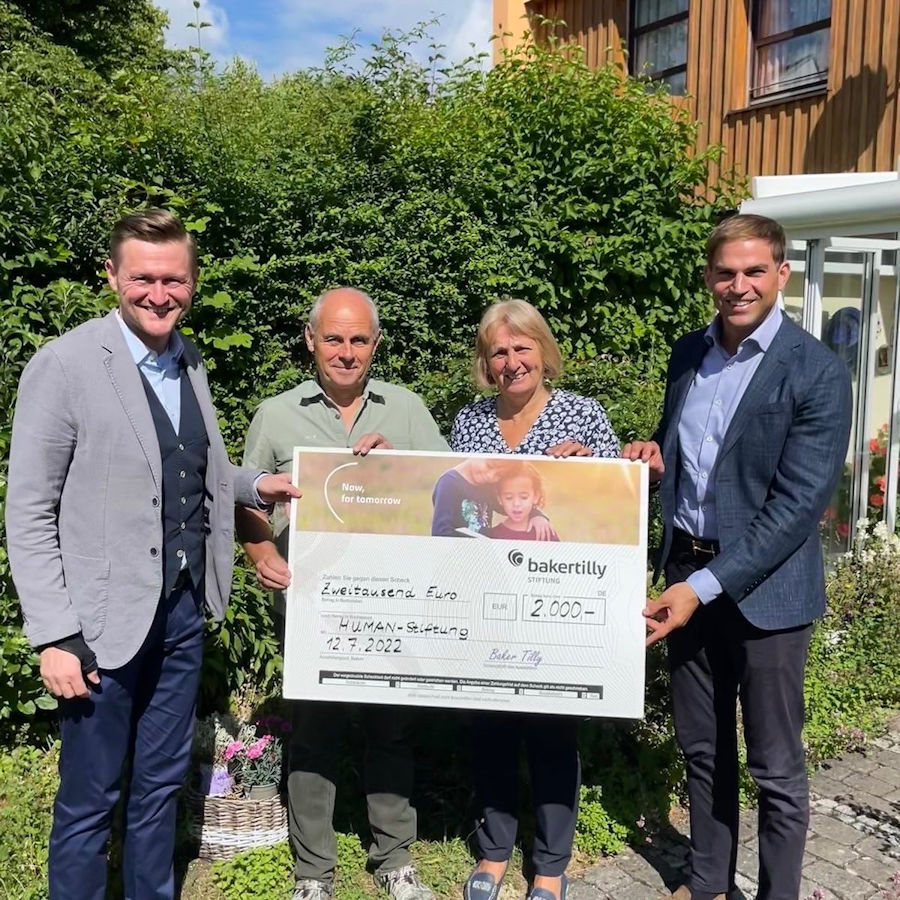 Geldsegen für drei tolle Projekte - Dr. Wolfgang Stefinger